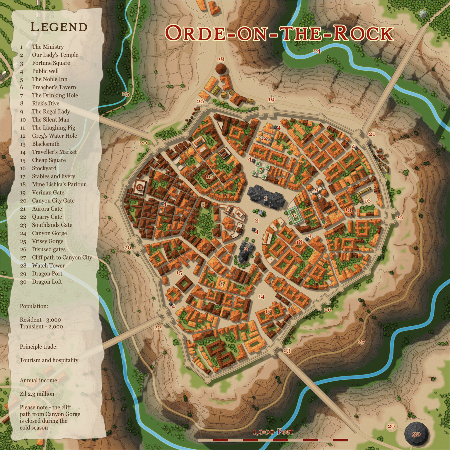 Profantasy's Map-Making Journal » Blog Archive » Orde-on-the-Rock map ...