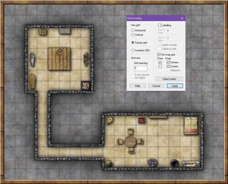 Profantasy's Map-Making Journal » Blog Archive » Gridding your dungeon ...