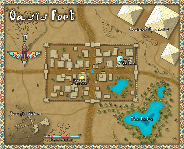 Profantasy's Map-Making Journal » Blog Archive » Febuary 2023: Desert Oasis